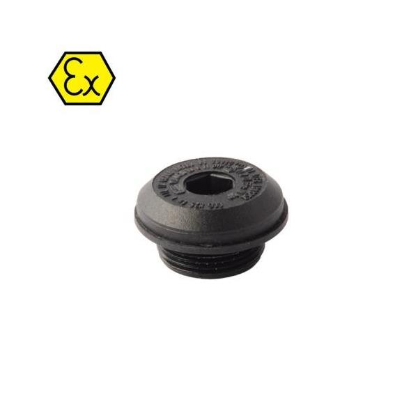 Ex-e Nylon Stopping Plug M20 IP66&IP68 Black - Marin Supply