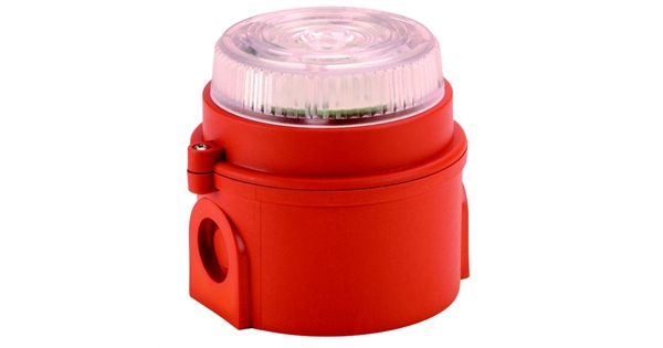 Ex LED Beacon IS-mB1 16-28vDC 7:CLEAR 1or2 d.fl/s IP65 Ex ia IICT4 Ga ...