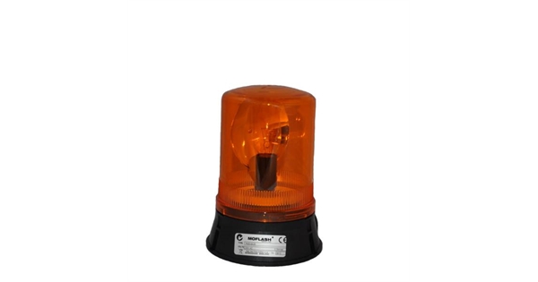 Rotating Beacon R400 230vAC 2:AMBER IP65 60w E14 - Marin Supply