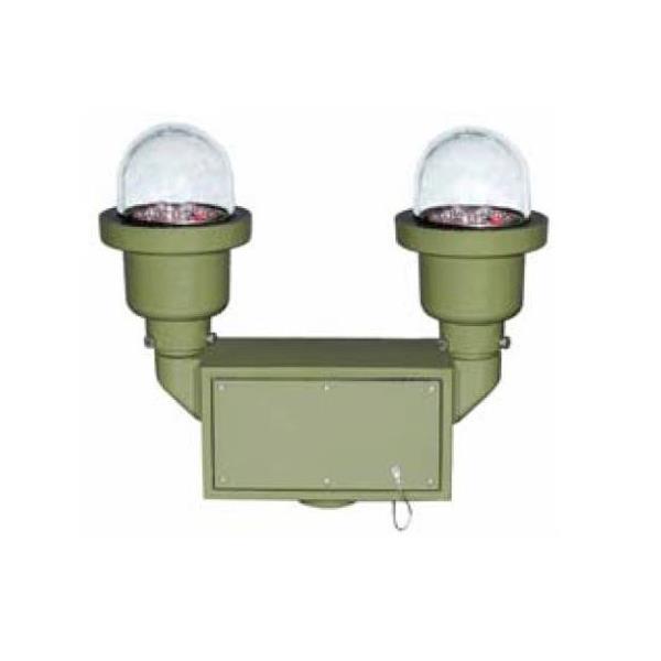 POL-21005-2F-R-M25B-D2-NC-MT ICAO"Low-A" 10cd RED Double Obstruction ...